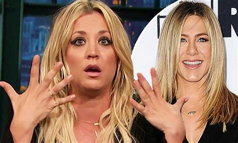 Kaley Cuoco Reveals She Is Obsessed With Jennifer Aniston On Seth