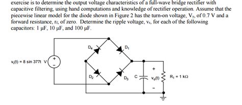 solved exercise is to determine the output voltage