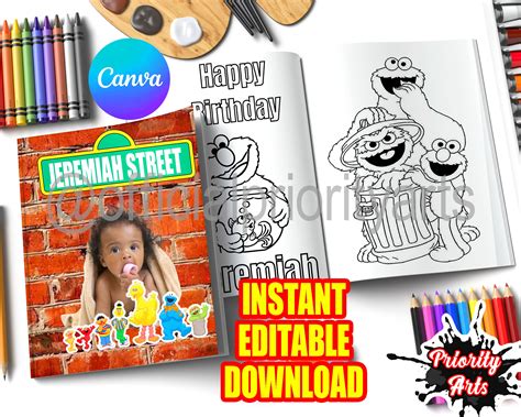 Sesame Street Coloring Book Pages Ernies Coloring Collection Sesame