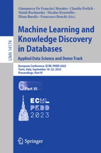 machine learning and knowledge discovery in databases applied data