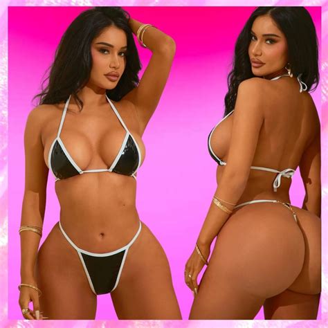 Micro Thong Bikini Set Beach Babe Bikini