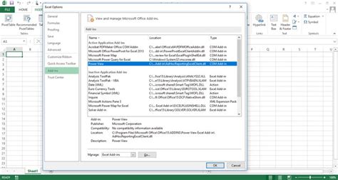 Adding Power View To The Excel Ribbon Skillforge
