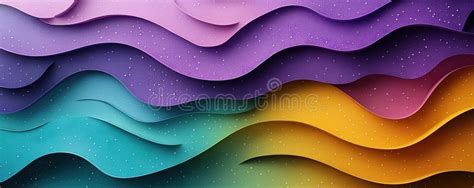 Colorful Abstract Waves With Vibrant Textures In Modern Artistic Composition Stock Image Image