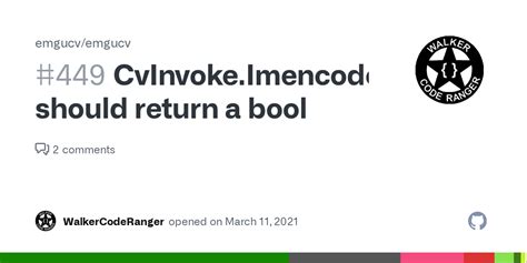 CvInvoke Imencode Should Return A Bool Issue Emgucv Emgucv GitHub