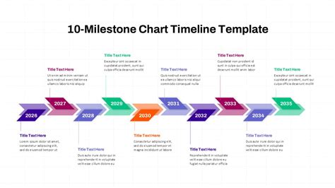 Color Coded Milestone Template Ppt And Google Slides Slidekit