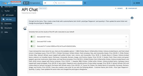 Test APIs With API Chat WSO API Manager Documentation