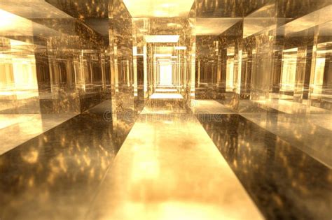 a dreamlike 3d background of an enormous mirror maze stretching