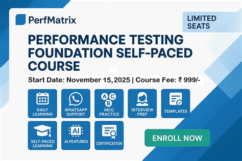 Important Counters For Performance Testing PerfMatrix