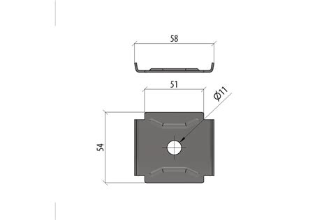 Фиксатор площадка Система КМ INOX304 LO8154 FP INOX304 - выгодная цена ...