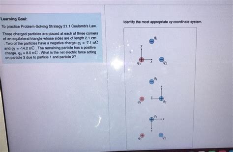 Solved Identify The Most Appropriate Xy Coordinate System Chegg Com