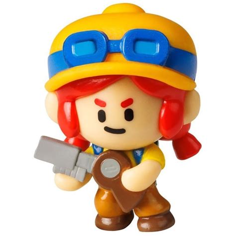 Set 3 Figurine Brawl Stars Jessie Shelly Bibi Brw2022 7 Ani Multicolor