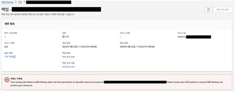 Aws Cloudformation으로 Aws Backup을 작성할 때 Awsbackupdefaultservicerole 이