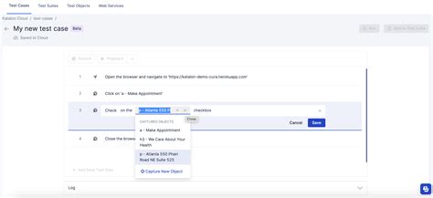 Edit A Test Case Katalon Docs