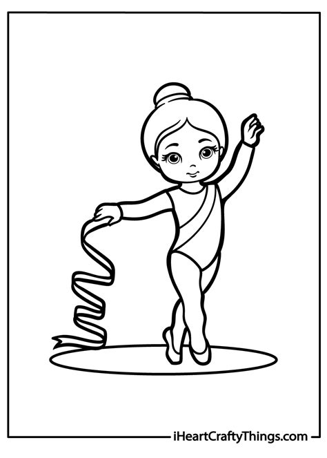 46 Free Gymnastics Coloring Pages Easy Pdf Printables
