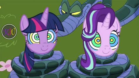 Kaa And Twilight Sparkle And Starlight Glimmer By Kijanajanevalentina