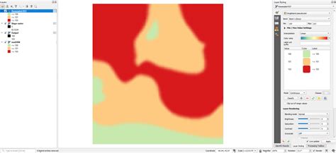 Making Elevation Contours Of Raster Smoother Using Qgis Geographic Information Systems Stack