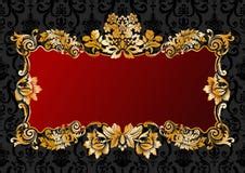 Vintage Glamour Frame Red Stock Vector Illustration Of Abstract