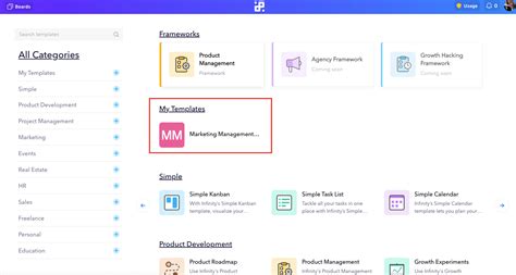 Creating And Using Custom Templates Infinity