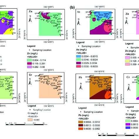 The Spatial Variation Of Ph Ec Alkalinity And Temperature During A