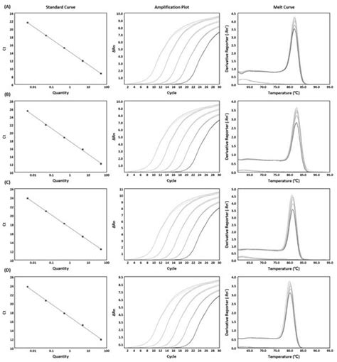 Examples Of Pcr Standard Curves Amplification Curves And Melting Download Scientific Diagram