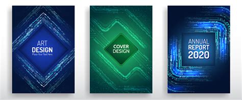 다양한 테크노 요소로 추상 기술 커버 하이테크 브로셔 디자인 컨셉 미래 지향적 인 비즈니스 레이아웃 0명에 대한 스톡 벡터 아트 및 기타 이미지 Istock