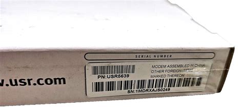 New Us Robotics 56k Usb Soft Modem Fax Modem Usr5639 Black Blackstar Assets