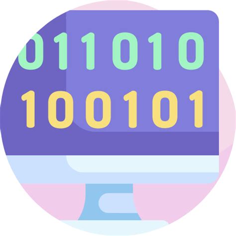 Coding Detailed Flat Circular Flat Icon