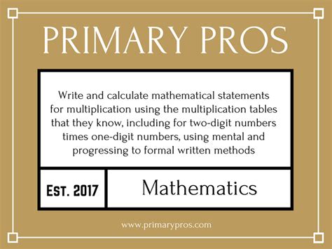 Write And Calculate Mathematical Statements For Multiplication