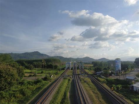 The Railway With Stunning Views Stock Photo Image Of Railway Location 378722708