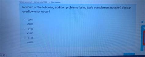 Solved In Which Of The Following Addition Problems Using