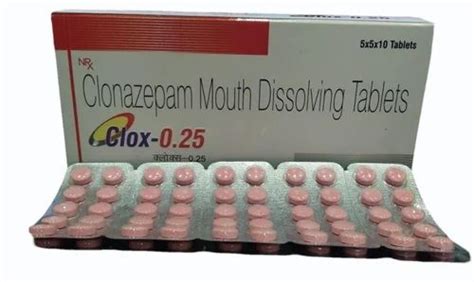 Clonazepam Mouth Dissolving Tablets 0 25 Mg At ₹ 80 Stripe In Nagpur Id 2852415401048