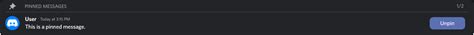 Always Visible Pinned Messages Visual Example Discord