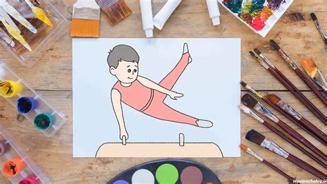 22 عکس از نقاشی های خلاق با وسایل ورزشی