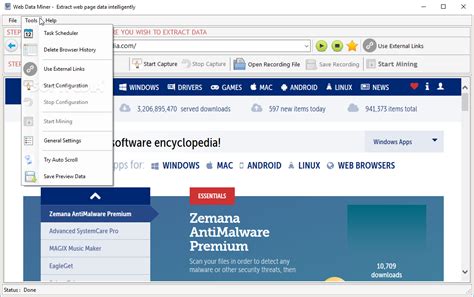 web data miner download free windows 5 2 3 33 softpedia