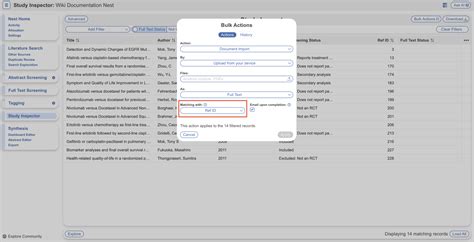 Bulk Import Full Texts Nested Knowledge