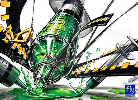 홍대플라이미술학원 기초디자인 4절4시간 학생평소시험작 귀여운 커플 아트 미술 구도 제품 스케지