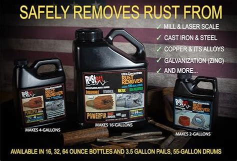 Rust911 Makes 4 Gallons Of Rust Remover Dissolver Economical Safe