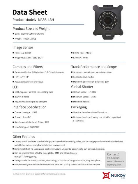 Pdf Mars1 3h Data Sheet Nokov Dokumen Tips