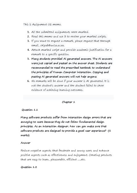 Memo Assignment 2 This Is Assignment 02 Memo 1 All The Submitted