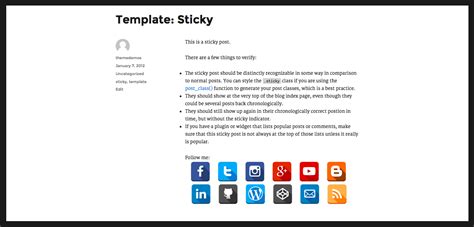 Social Media Follow Buttons Bar Pro