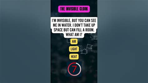 The Invisible Cloakquiz Can You Crack These Riddles That 99 Fail To
