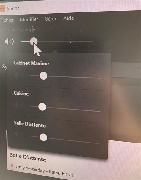 Group Volume Since Last Update R Sonos