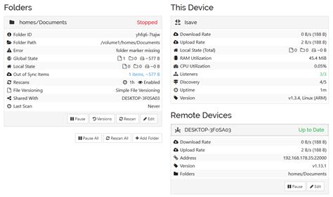 folder permissions issues synology support syncthing community forum