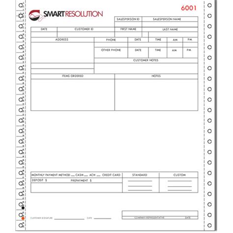Design Your Own Business Forms Continuous Forms