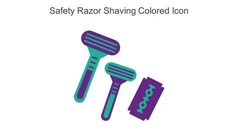 Safety Razor Shaving Colored Icon In Powerpoint Pptx Png And Editable