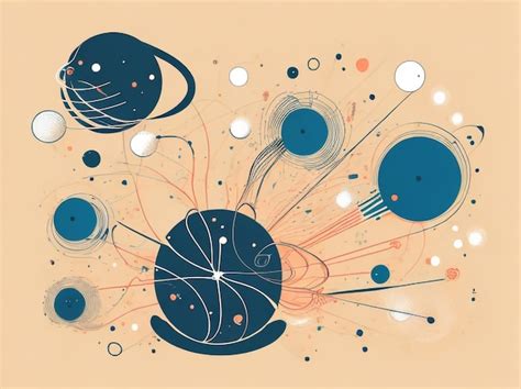 Premium Photo Particle Dynamics Abstract Particle Technology Background