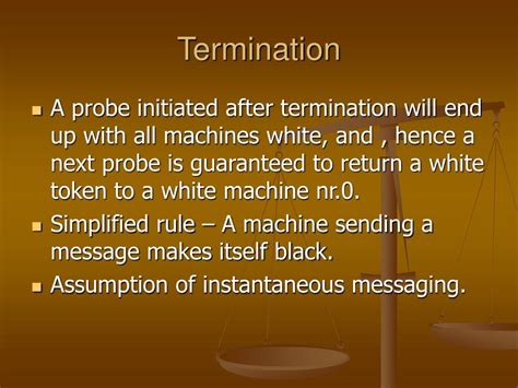 Ppt Termination Detection Algorithm For Distributed Computations