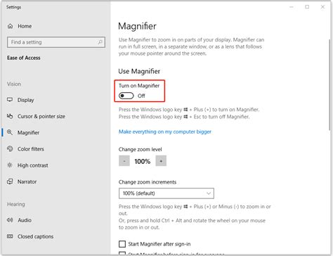 How To Turn Onoff Magnifier On Windows 1011 Minitool