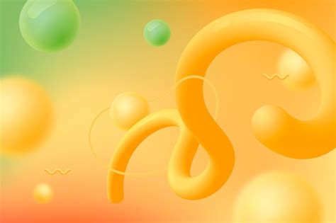 Free Vector Gradient 3d Abstract Background