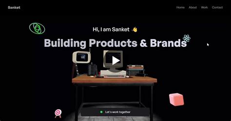 Ive Built My Personal Portfolio Website Using Threejs Reactjs React Fiber And Gsap To